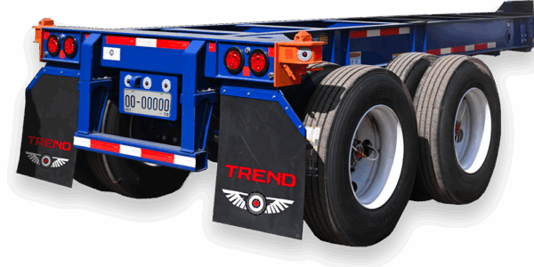 20-40-45 Tri-Axle Chassis Leasing & Rental | Trend Chassis